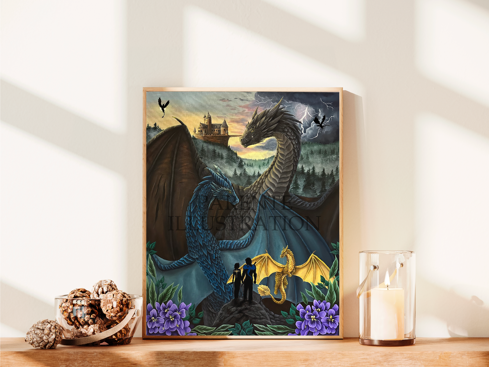 Fourth Wing Print – Parente Illustration